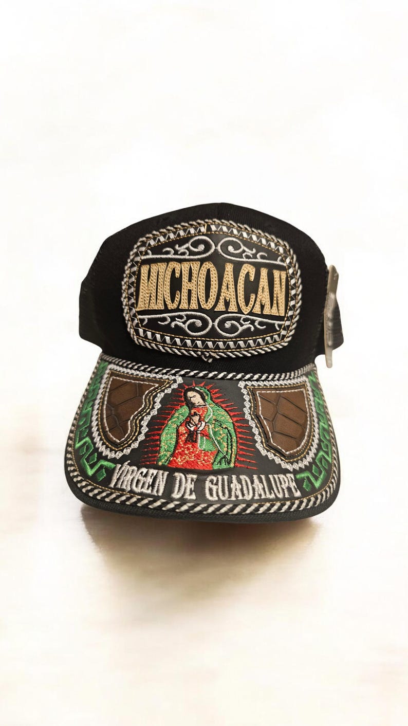 Estado De Michoacan Virgen De Guadalupe Mexican Trucker Cap - Etsy