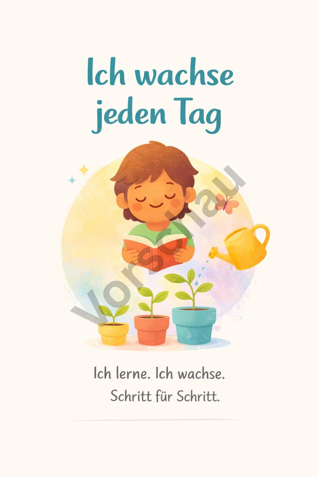 I'm Growing Every Day – Children's Poster – Learning & Growing ...