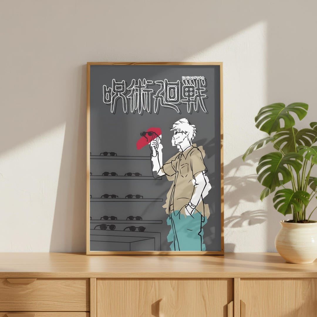 Jujutsu Kaisen Poster - JJK Print Gojo Satoru Yuji Itadori Nobara ...