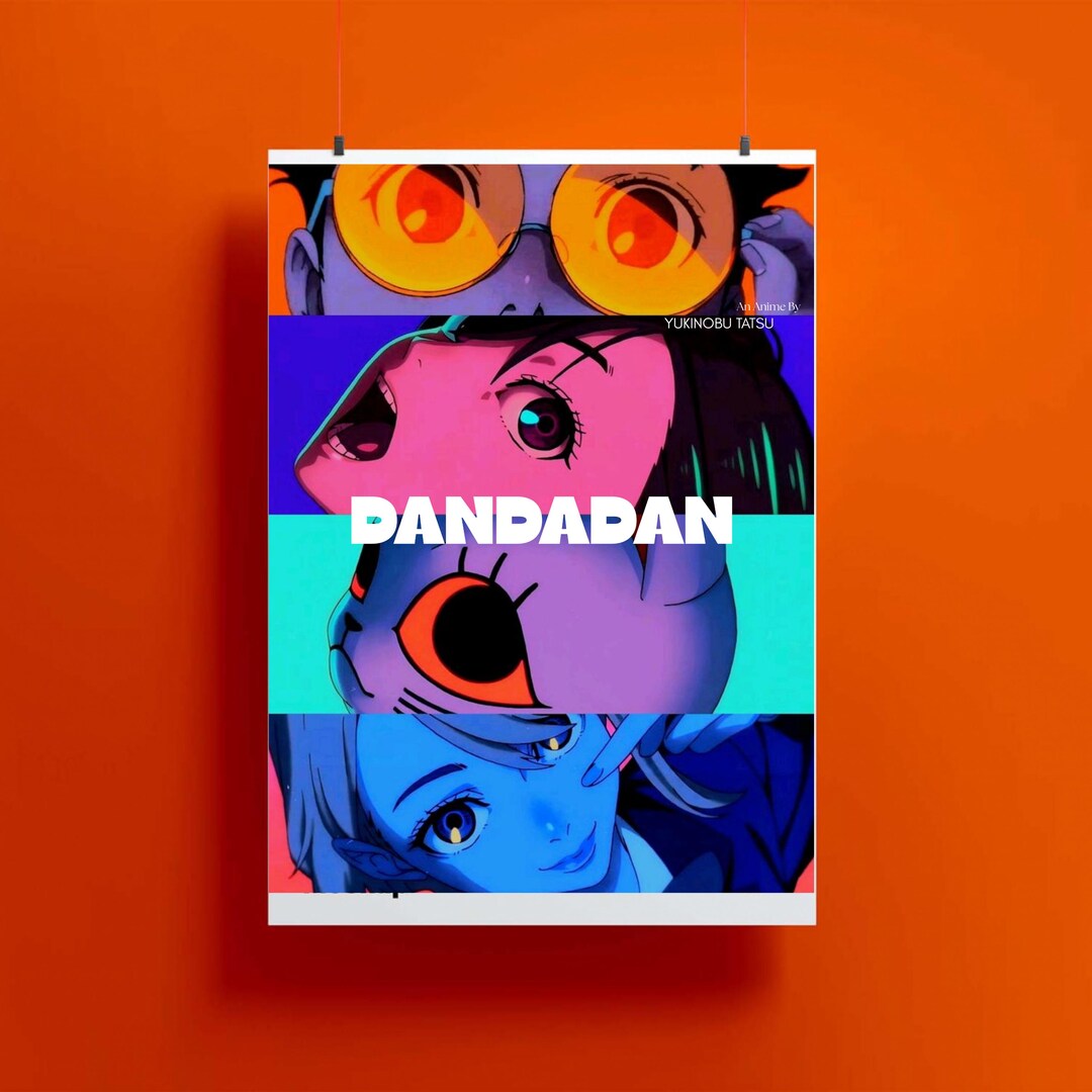 Dandadan Anime Poster – Momo Ayase & Okarun Wall Art Turbo Granny ...