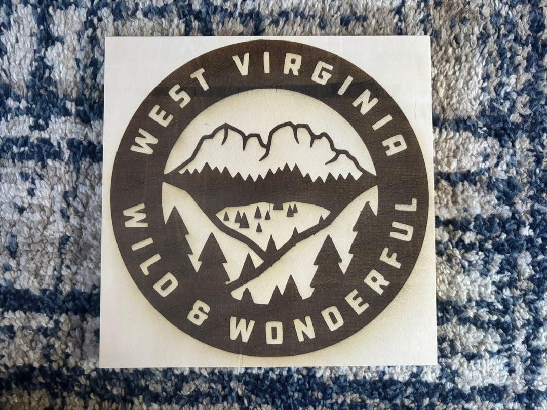 Unique Wild and Wonderful West Virginia Sign - Etsy