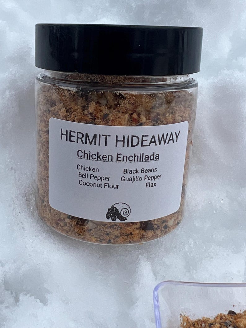 Complete Meal Trio Jars Hermit Crab Food- Set of 3- Lamb Curry, Chicken ...
