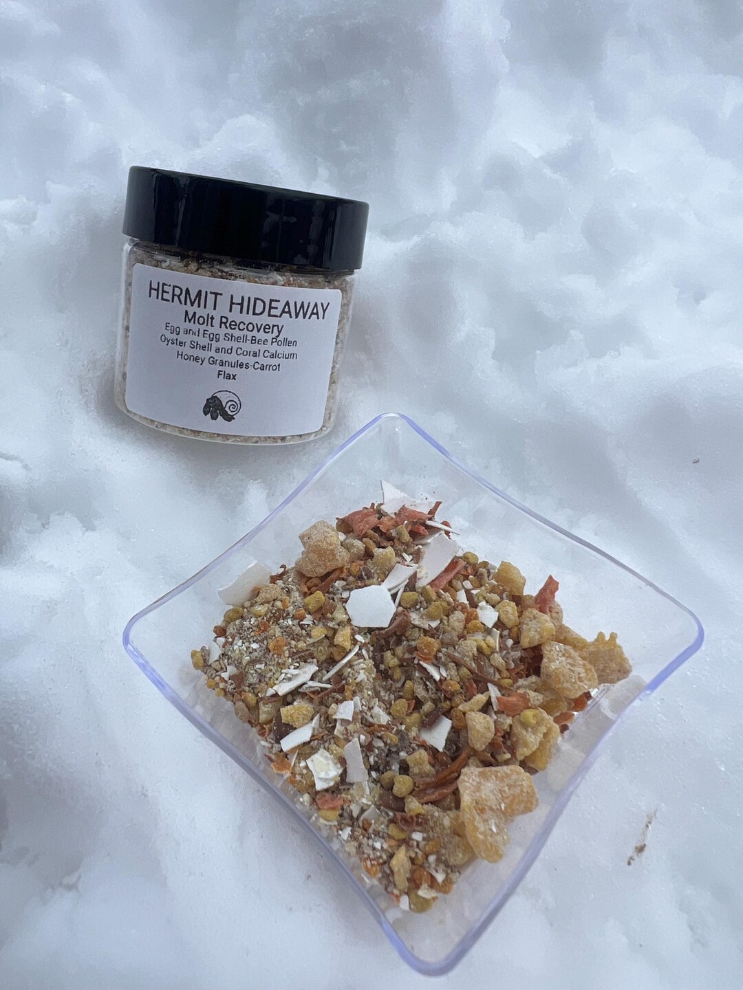 Molt Recovery Mix for Hermit Crab- After Molting Meal Energy Mix- Egg ...