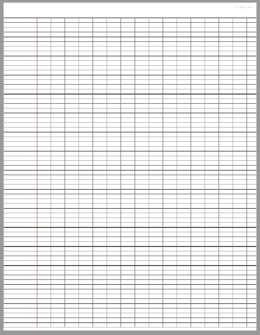 Modified French Ruled Paper seyes Ruled - Etsy