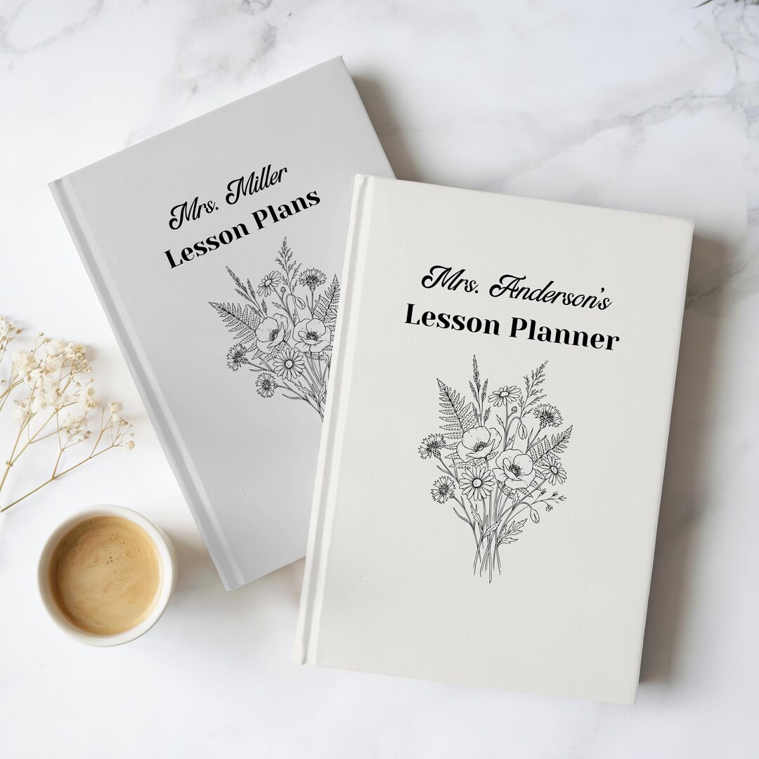 Personalized Lesson Planner for Teachers, Custom Teacher Lesson Plan ...