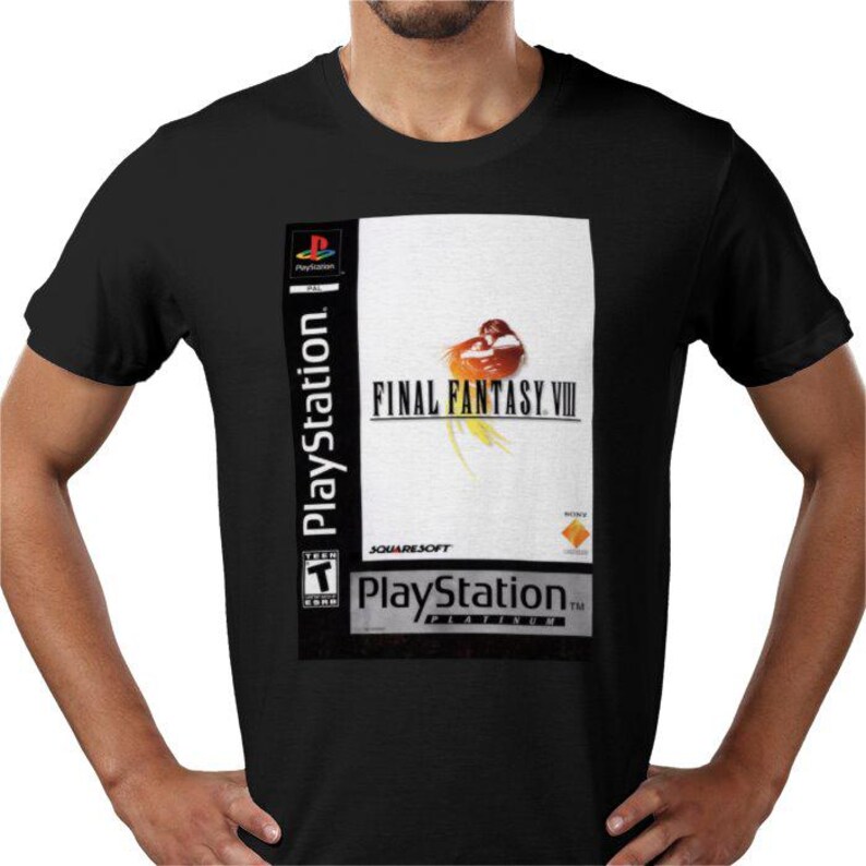 Final Fantasy VIII Playstation 1 Game Cover T-shirt - Etsy