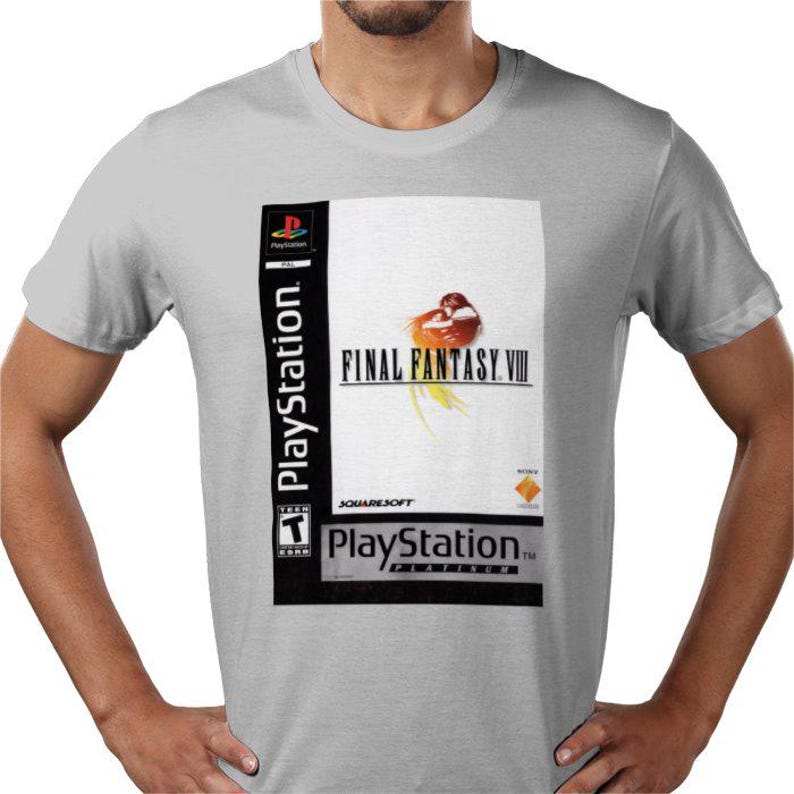 Final Fantasy VIII Playstation 1 Game Cover T-shirt - Etsy