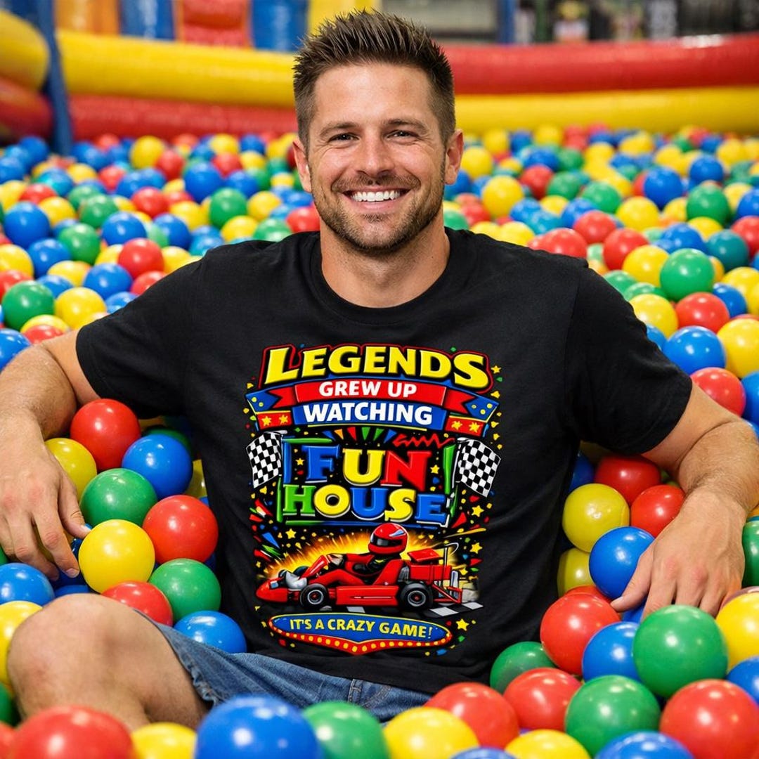 90s Funhouse T-shirt | Retro Game Show Nostalgia Tee - Etsy