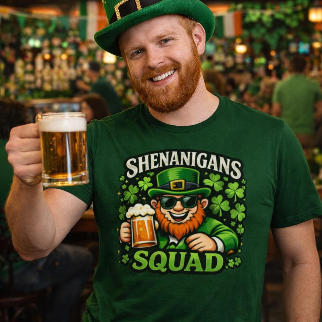 Shenanigans Squad T-shirt – St Patrick's Day Irish Drinking Tee - Etsy UK