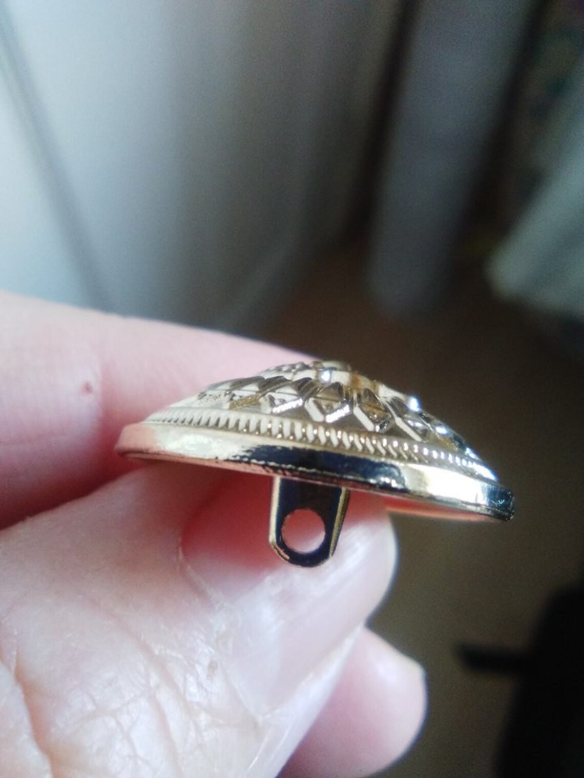 Gold Buttons American Indian Design Metal X 5 | Etsy