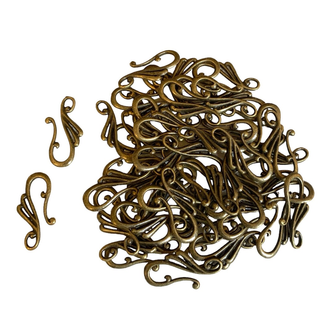 Cast Zinc, Bronze Finish, Fancy Hook Finding, 25x13, Bsue Boutiques ...