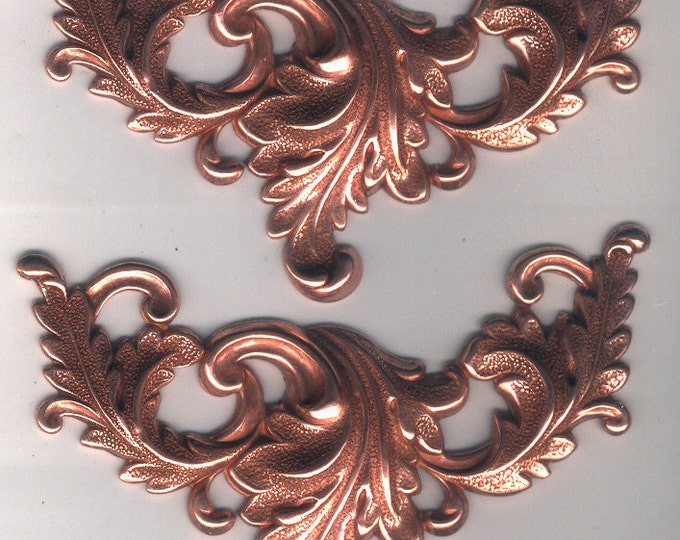 Large Leafy Swag Centerpiece Plaque, Old Rose Ox, Item08532 - Etsy