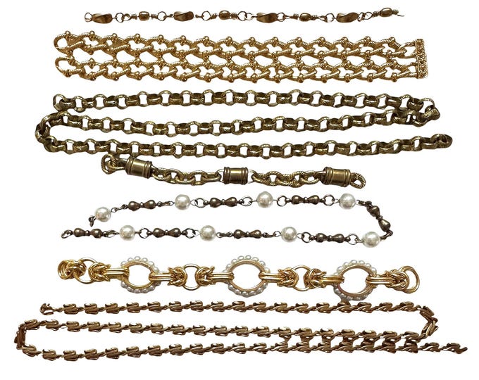 Assorted Chain Lengths, Specialty Chain, 7 Pieces, B'sue's Private ...