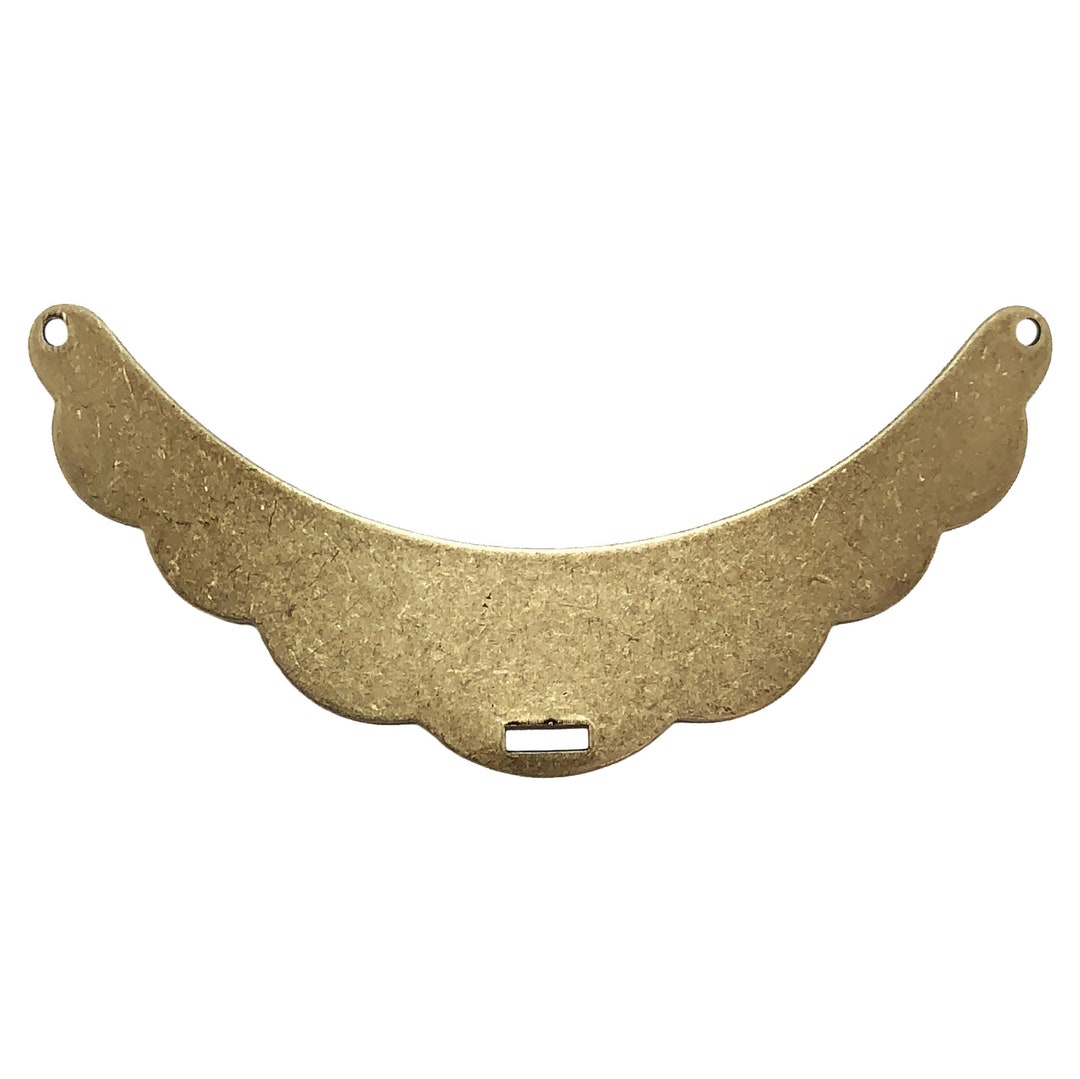 Brass Neck Base, Brass Blank, Finished Brass, Brass Ox Plating, Jewelry ...