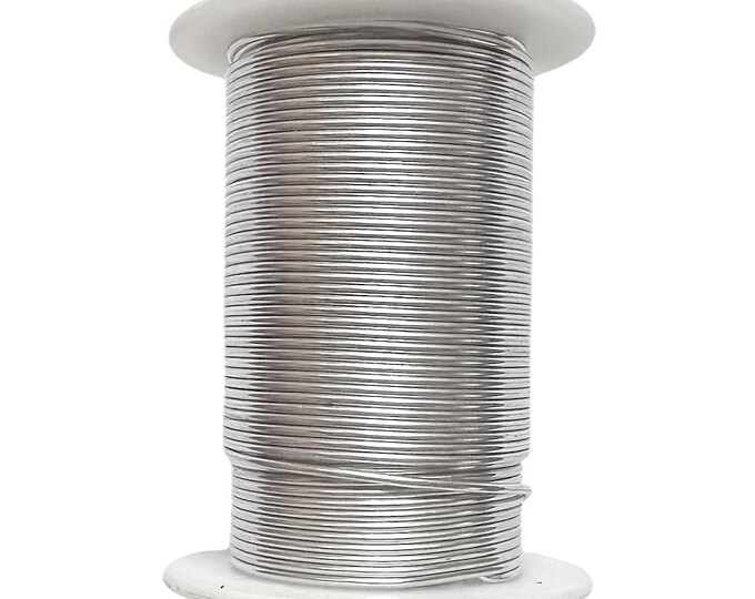 Silver Craft Wire, 18 Gauge, 10 Yards, Tarnish Resistant, Crafting Wire ...