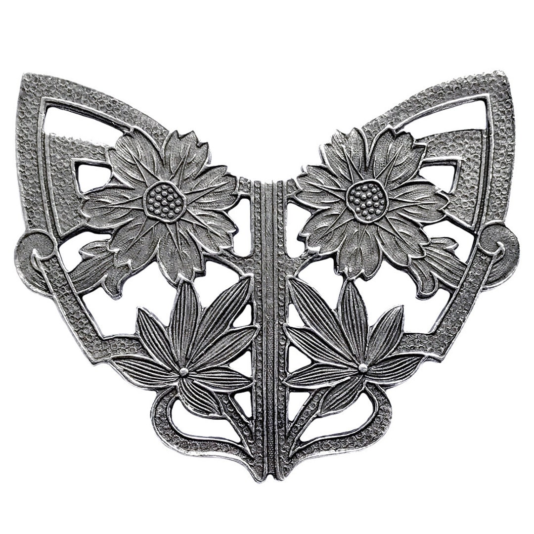 Raw Pewter Stamping, Butterfly Design, Centerpiece, Focal, B'sue by ...