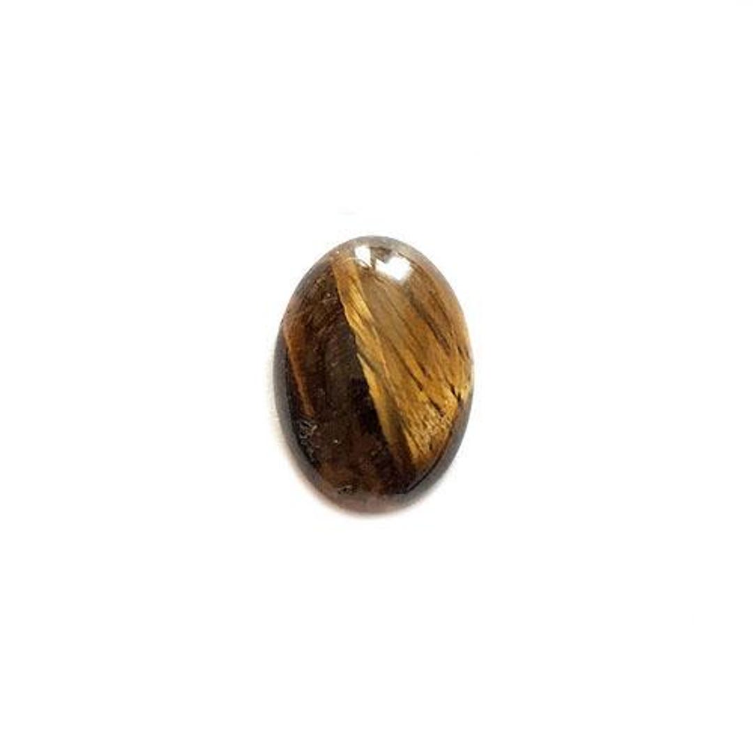 Golden Tiger's Eye Stone, Semi Precious Cabochon, 18 X 13mm, B'sue ...