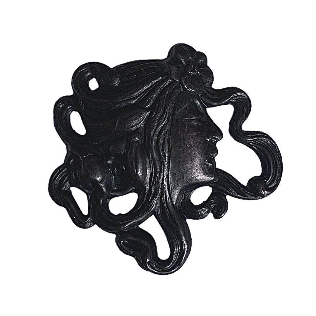 Lady With Headdress Stamping, Lady in the Wind, Lady Face, Bohemian ...