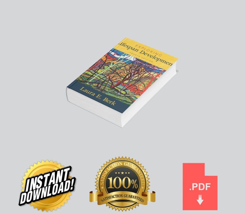 Exploring Lifespan Development 4th Edition - Etsy