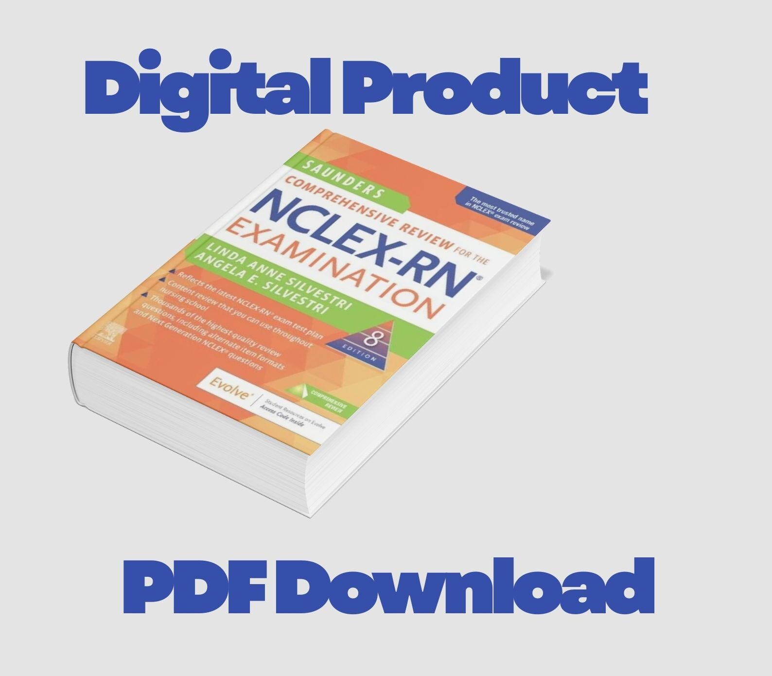 NCLEX-RN Examination 8th Edition Saunders Comprehensive Review - Etsy