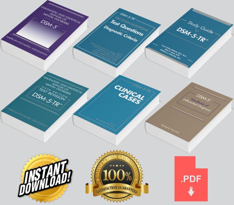 DSM-5 Diagnostic and Statistical Manual - Etsy