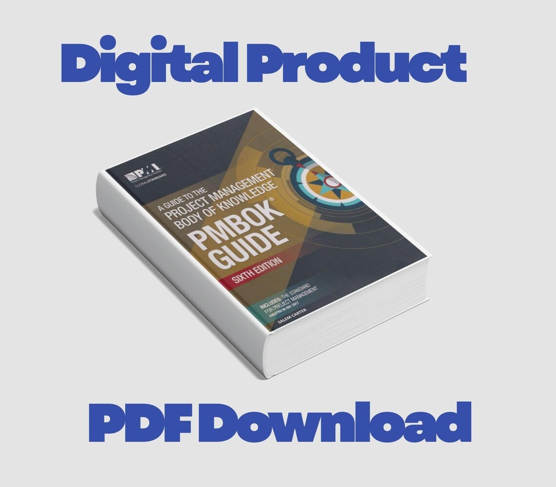 A Guide to the Project Management Body of Knowledge - Etsy