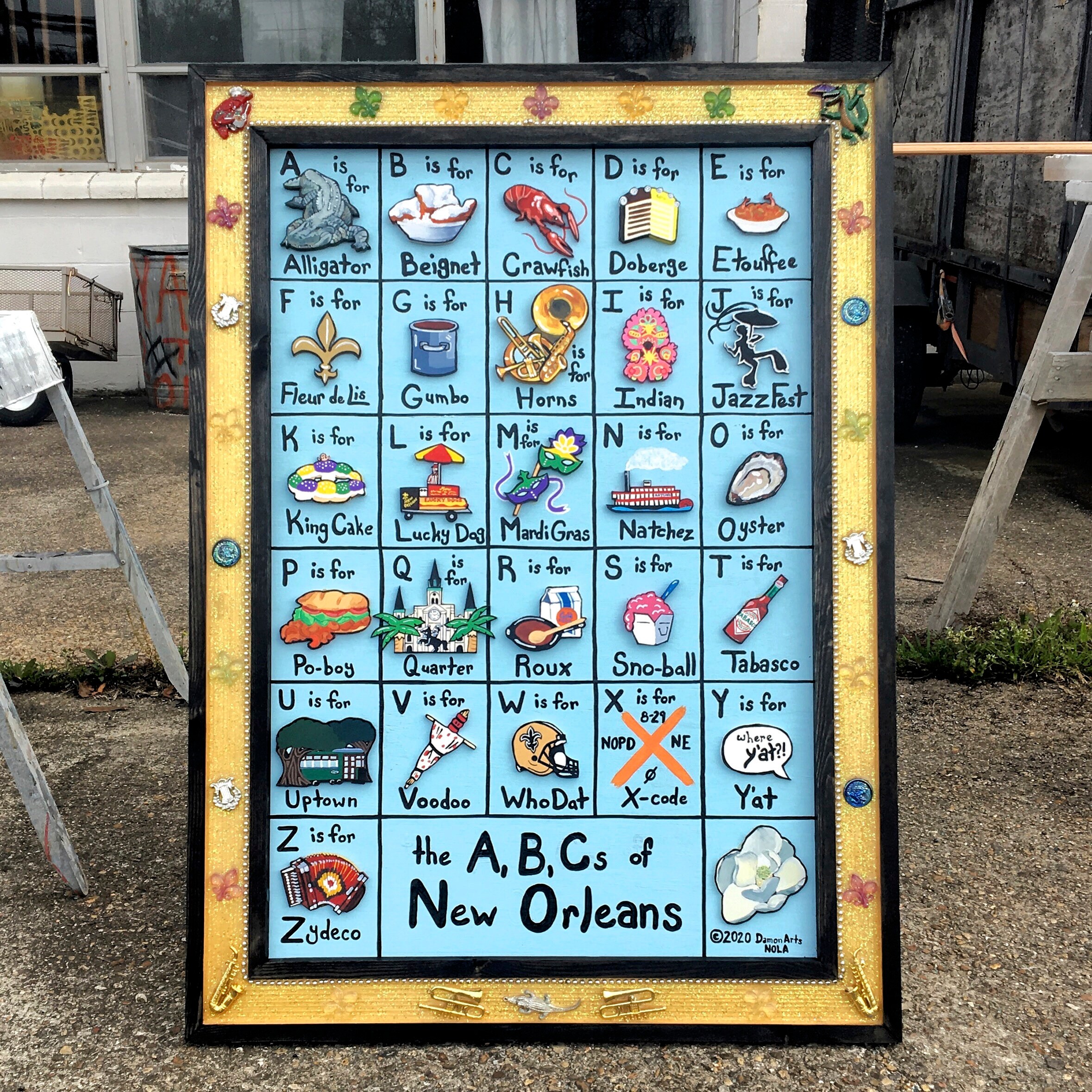 Alphabet of New Orleans Name Plates - Etsy