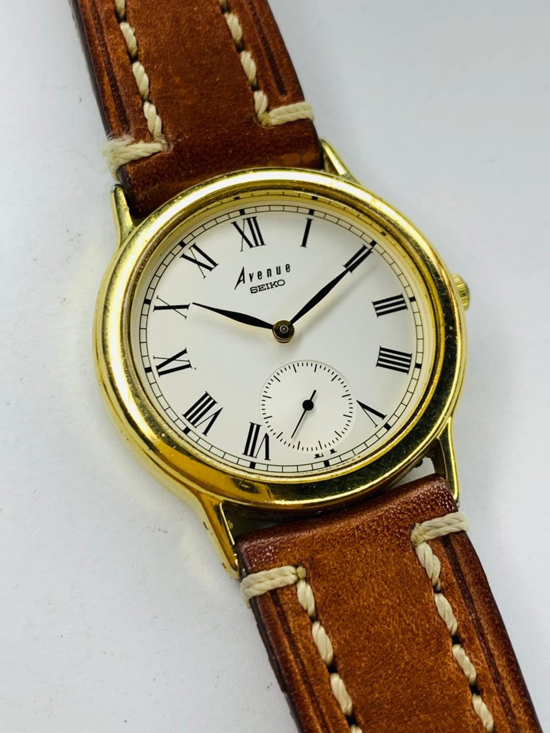 Vintage Seiko Avenue Side Second 2K23-6070 Men's Quartz Watch - Etsy