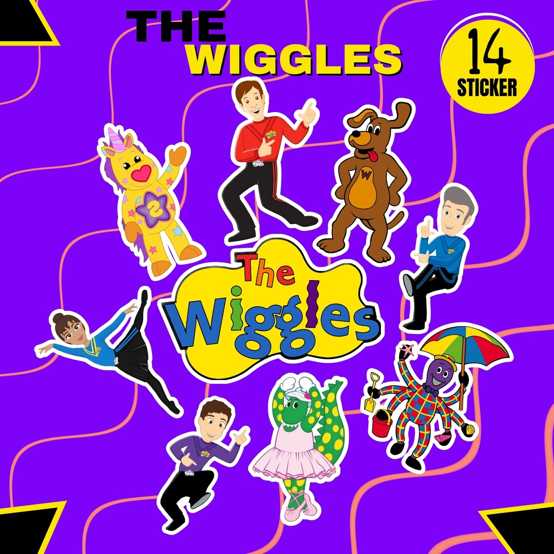 The Wiggles PNG Clipart Stickers Bundle, Wiggle Cartoon Characters PNG ...