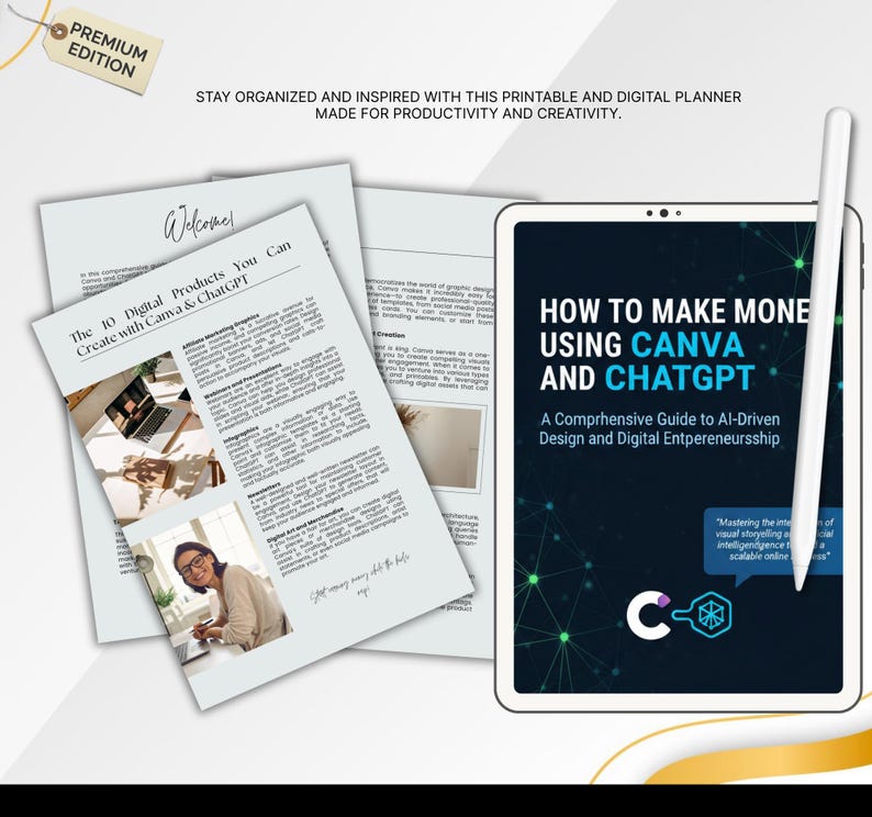 How to Make Money Using Canva and Chatgpt, Digital Business Guide ...