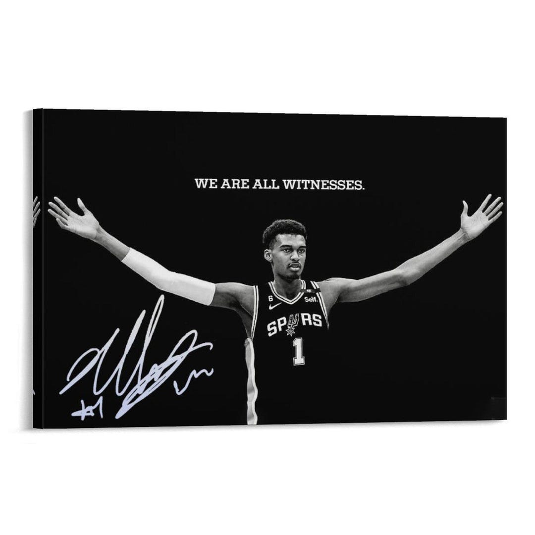 2023 DRAFT NUMBER 1 PICK Victor Wembanyama Signed Classic Wall Art ...