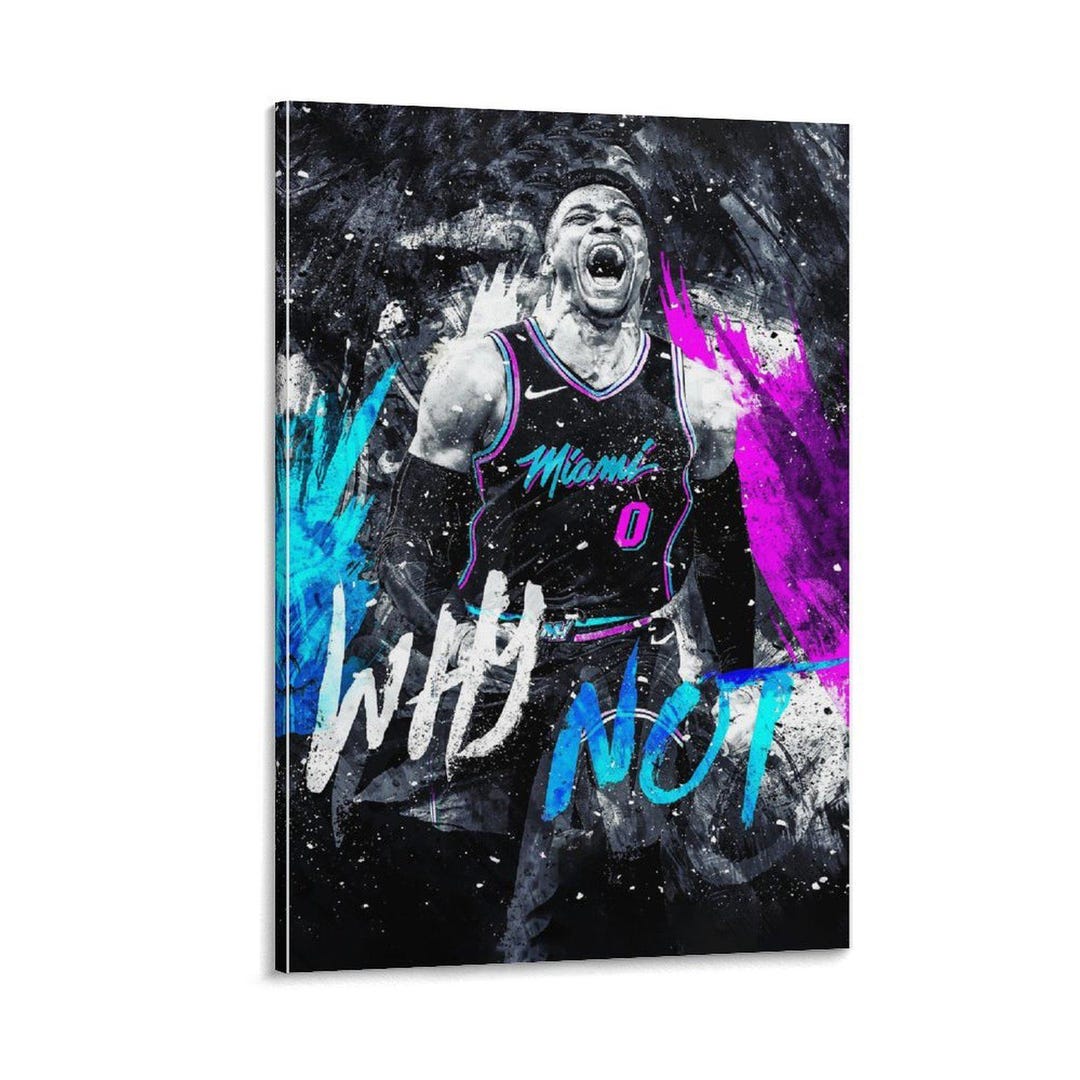 Russell Westbrook Classic Positions Basketball Wall Art Picture ...
