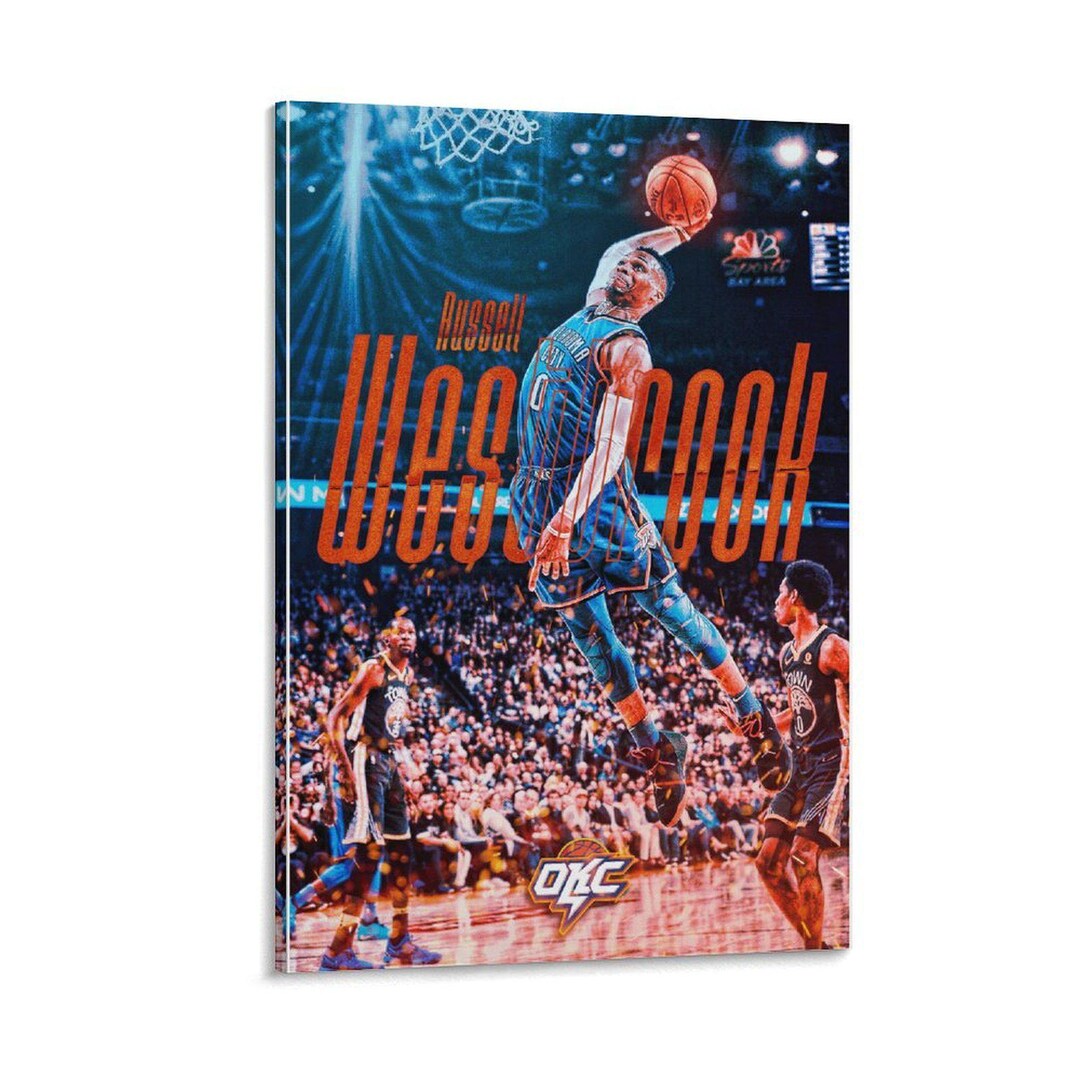 Russell Westbrook Handsome Classic Positions Wall Art Picture Painting ...