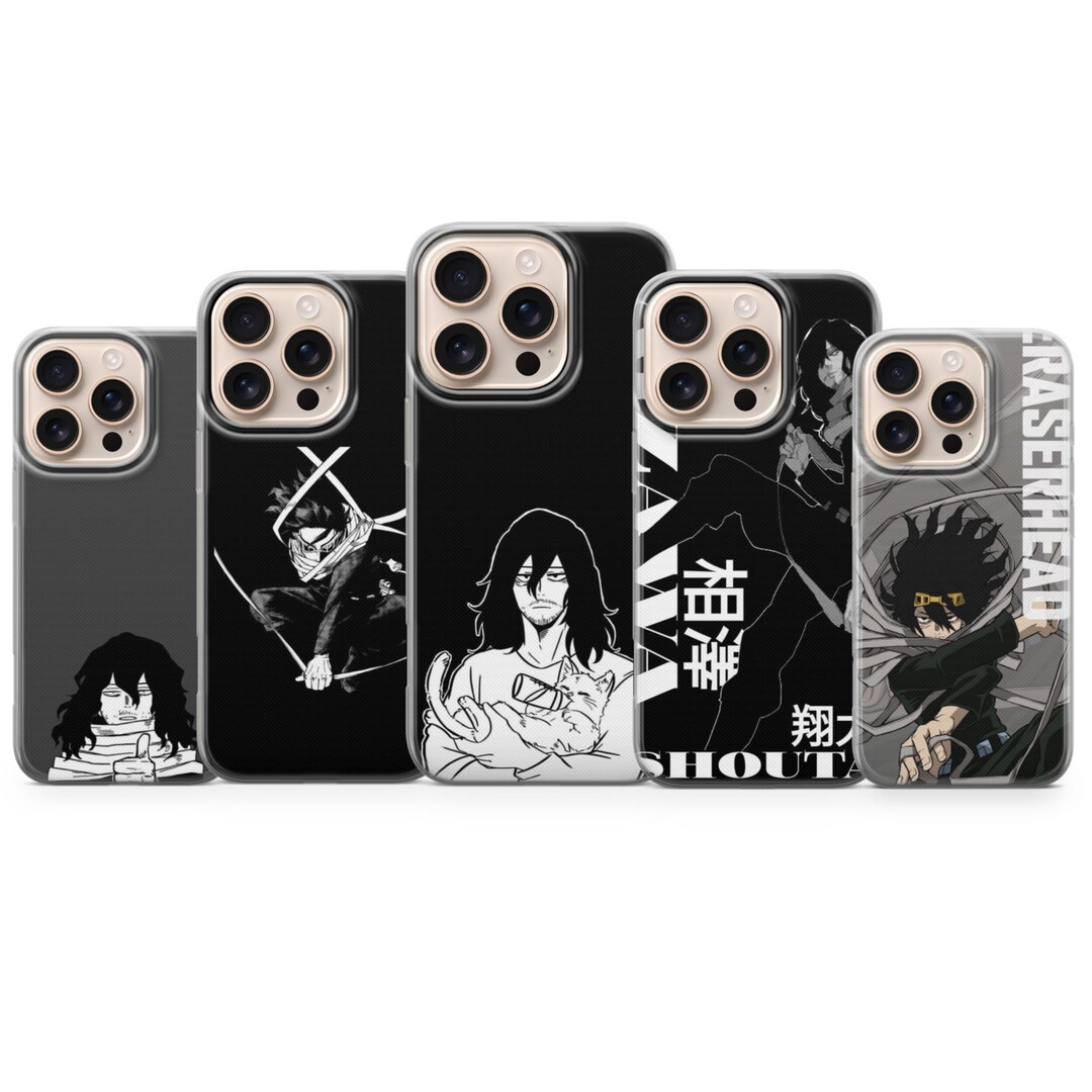 Shota Aizawa Phone Case – MHA Anime Cover for iPhone 17 Air 16e 15 Pro ...