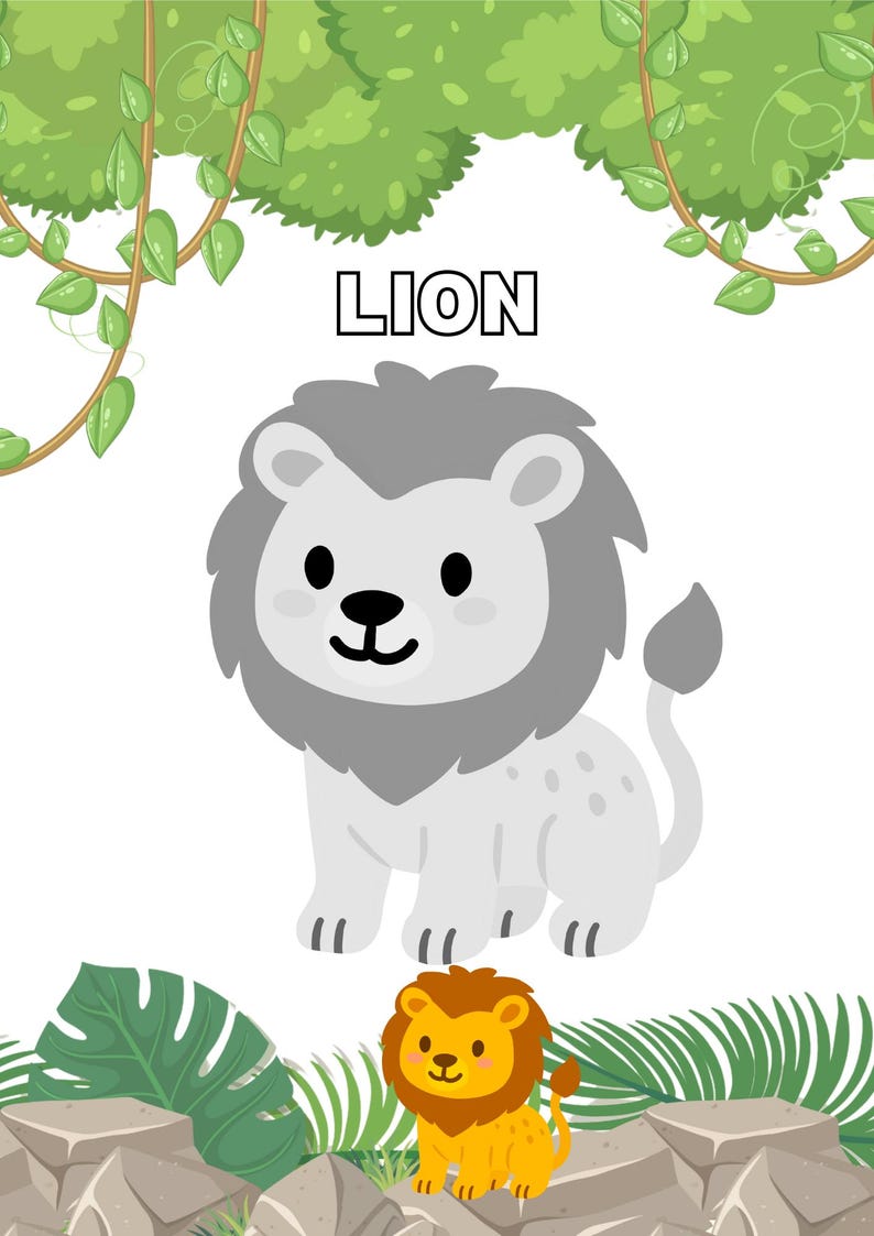 How to Draw Animals for Kids - Etsy