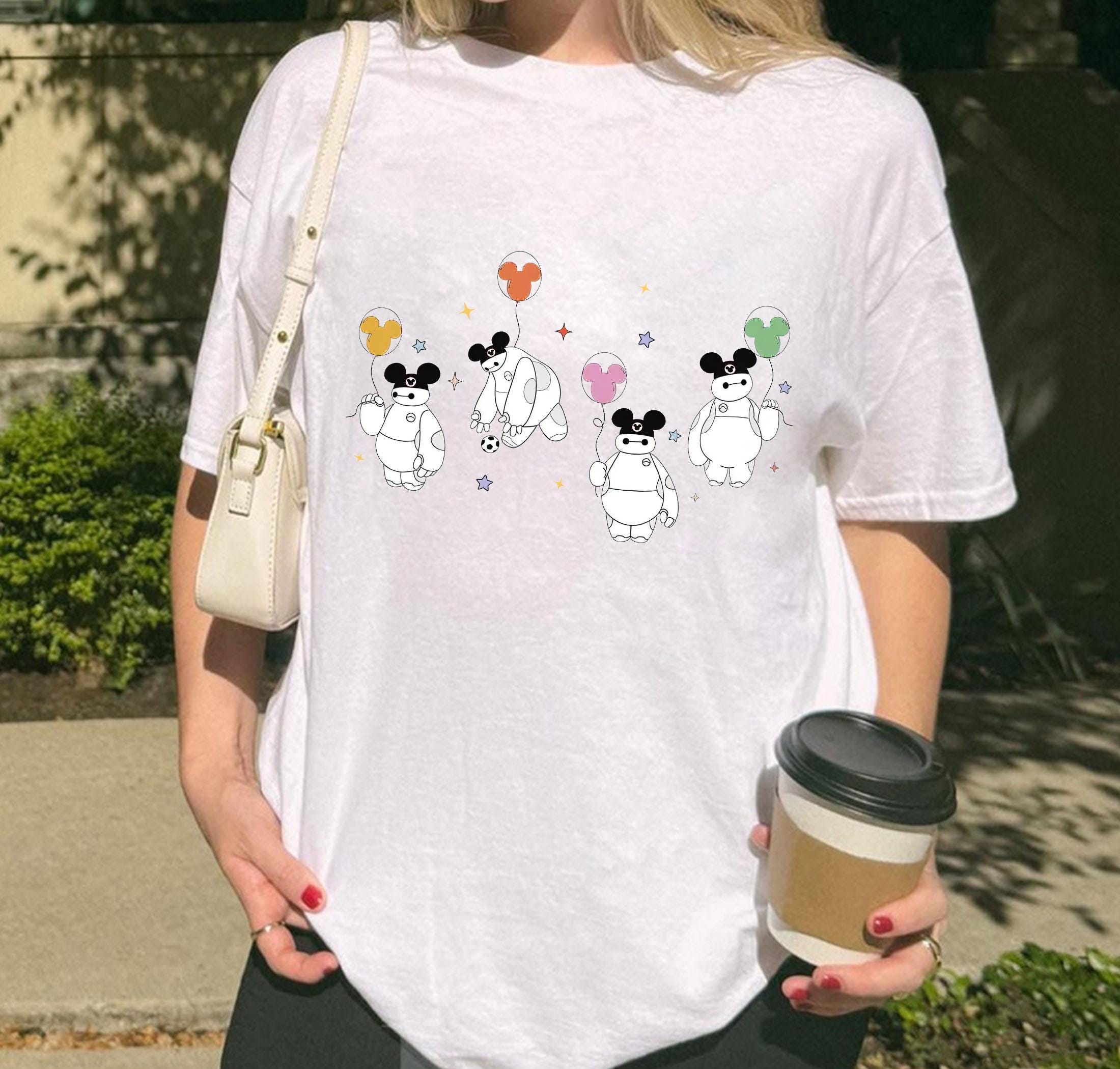 Disney Big Hero 6 Baymax Balloons Shirt, Disneyland Trip Family ...
