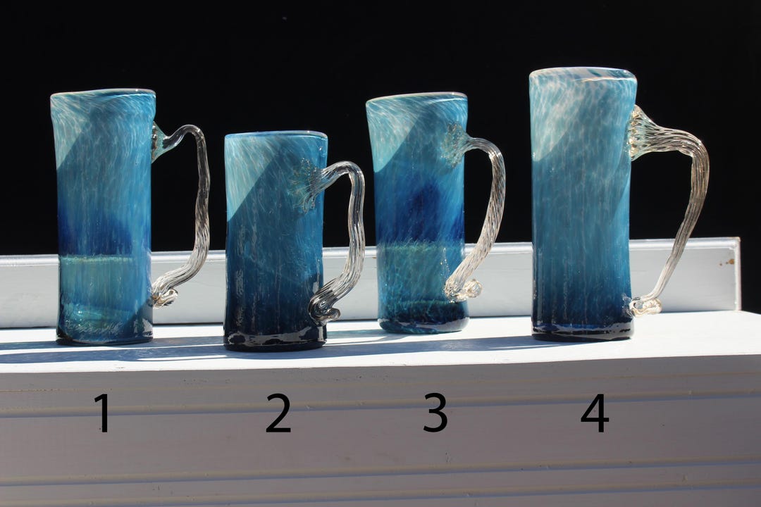 Beach Themed Glass Mugs - Etsy