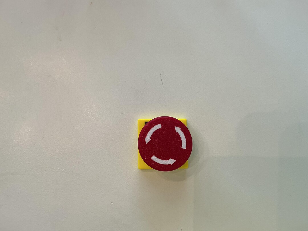3-d Printed Emergency Stop Button - Etsy