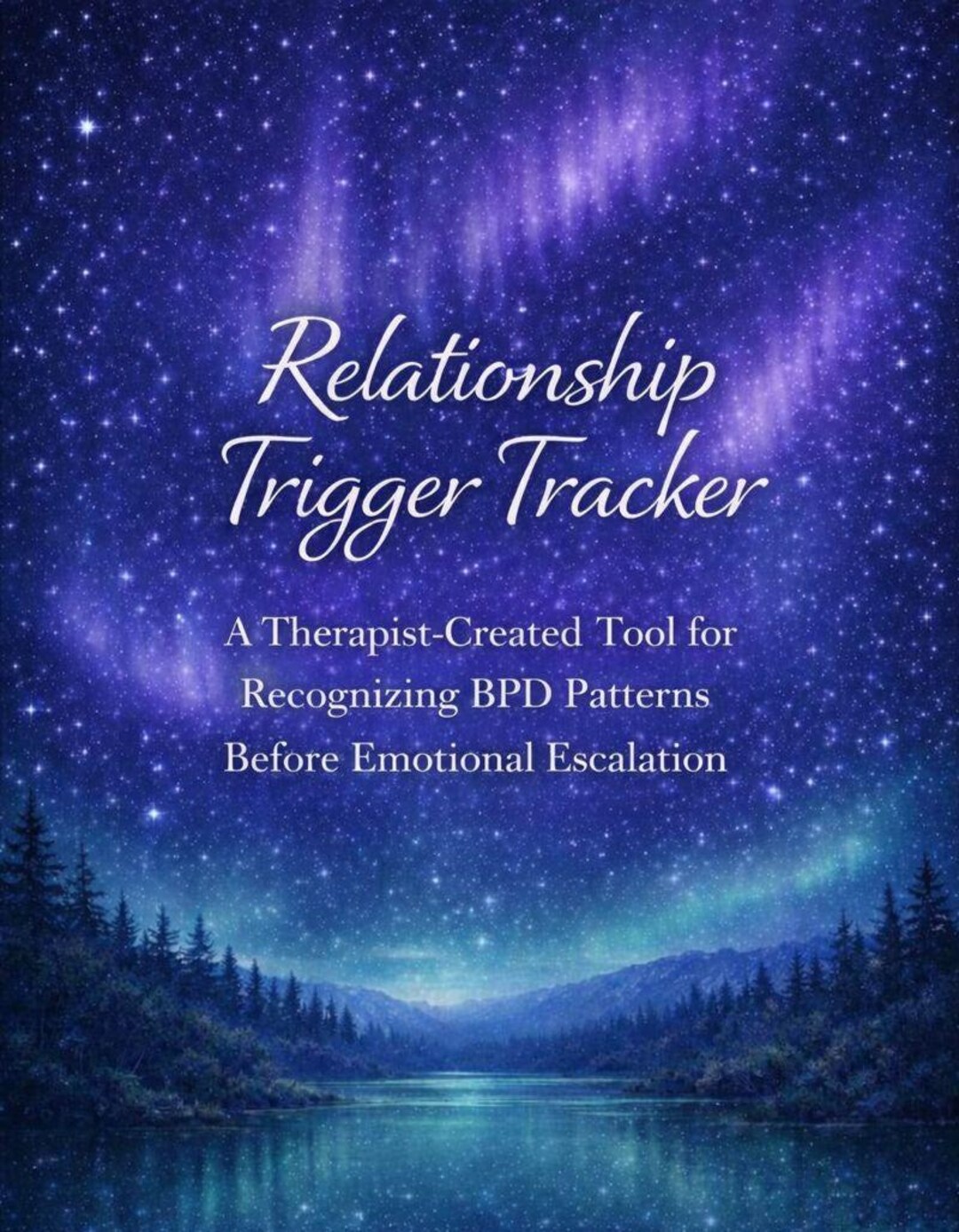 BPD Relationship Trigger Tracker | Emotional Regulation & Pattern ...