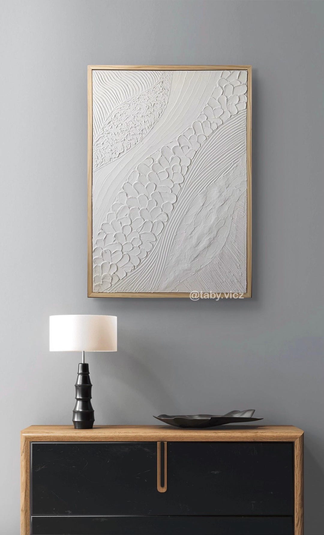 Pure Form White Original Textured Art - Etsy