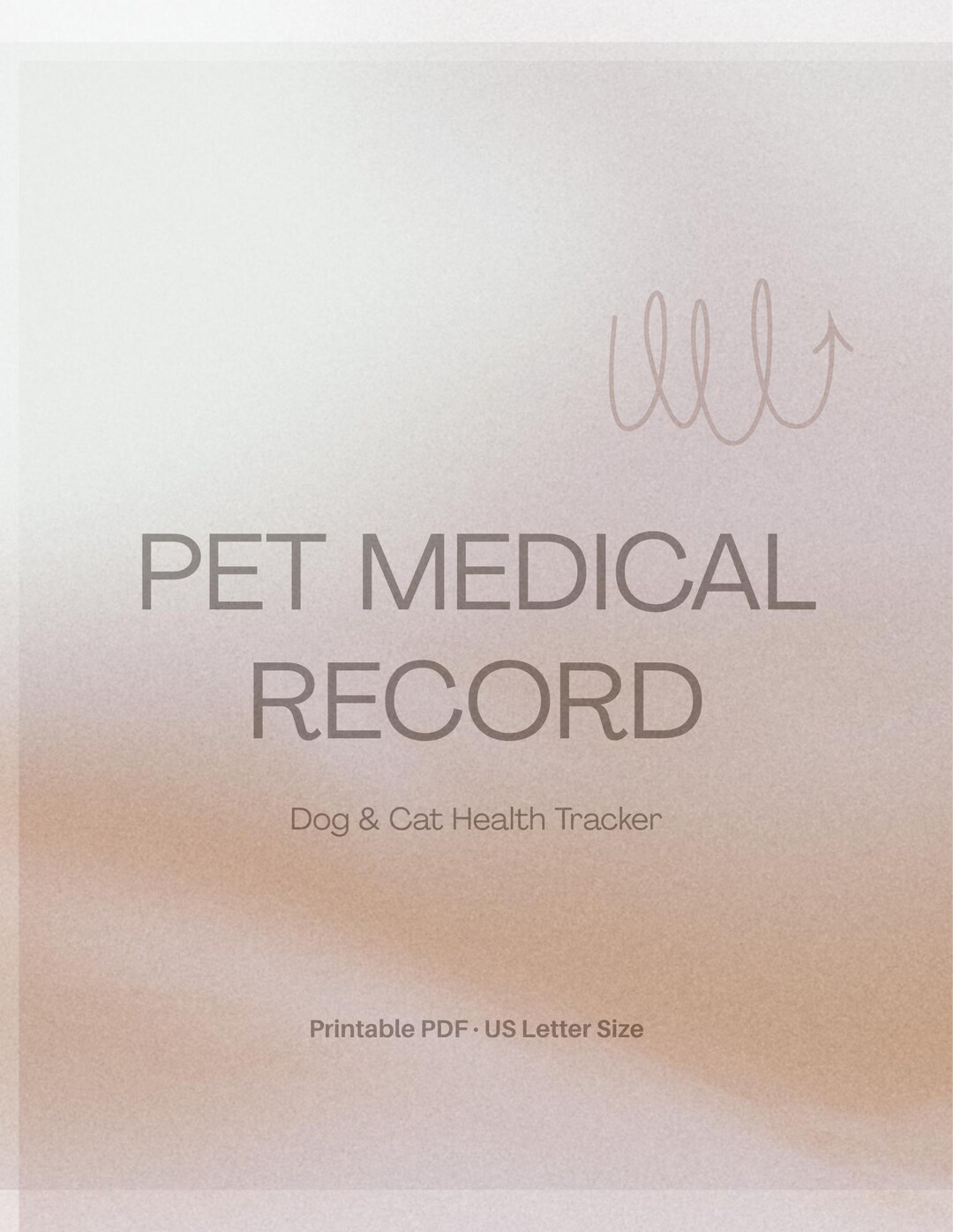 Pet Medical Record for Dogs & Cats | Printable Health and Vaccination ...