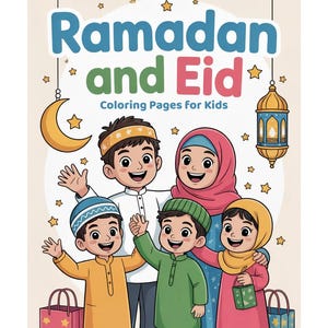 Ramadan & Eid Coloring Pages for Kids | Islamic Coloring Book ...