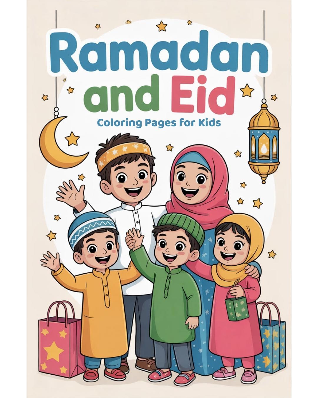 Ramadan & Eid Coloring Pages for Kids | Islamic Coloring Book ...