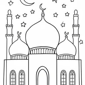 Ramadan & Eid Coloring Pages for Kids | Islamic Coloring Book ...