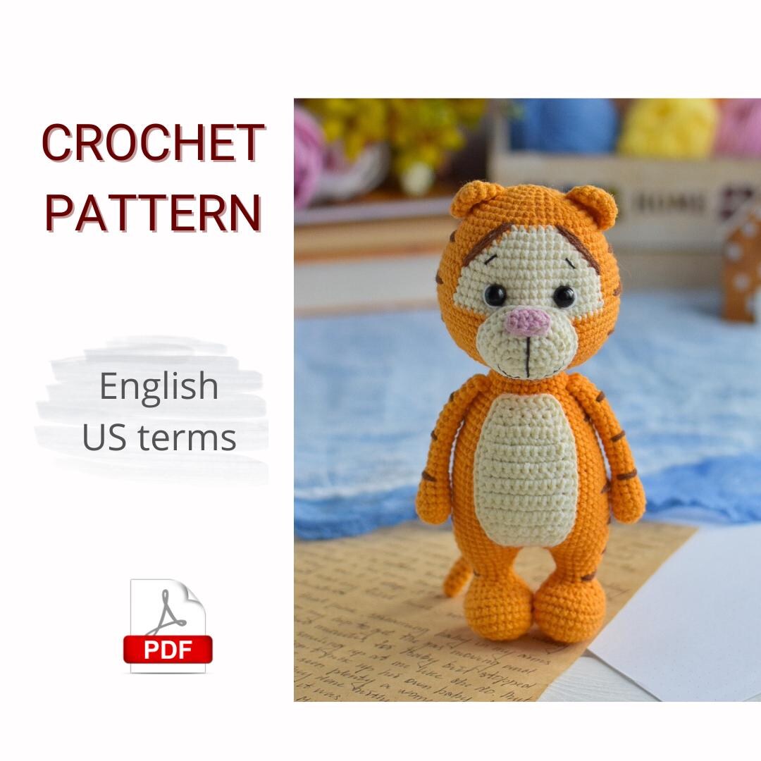 Amigurumi Tiger Crochet Pattern PDF - Etsy