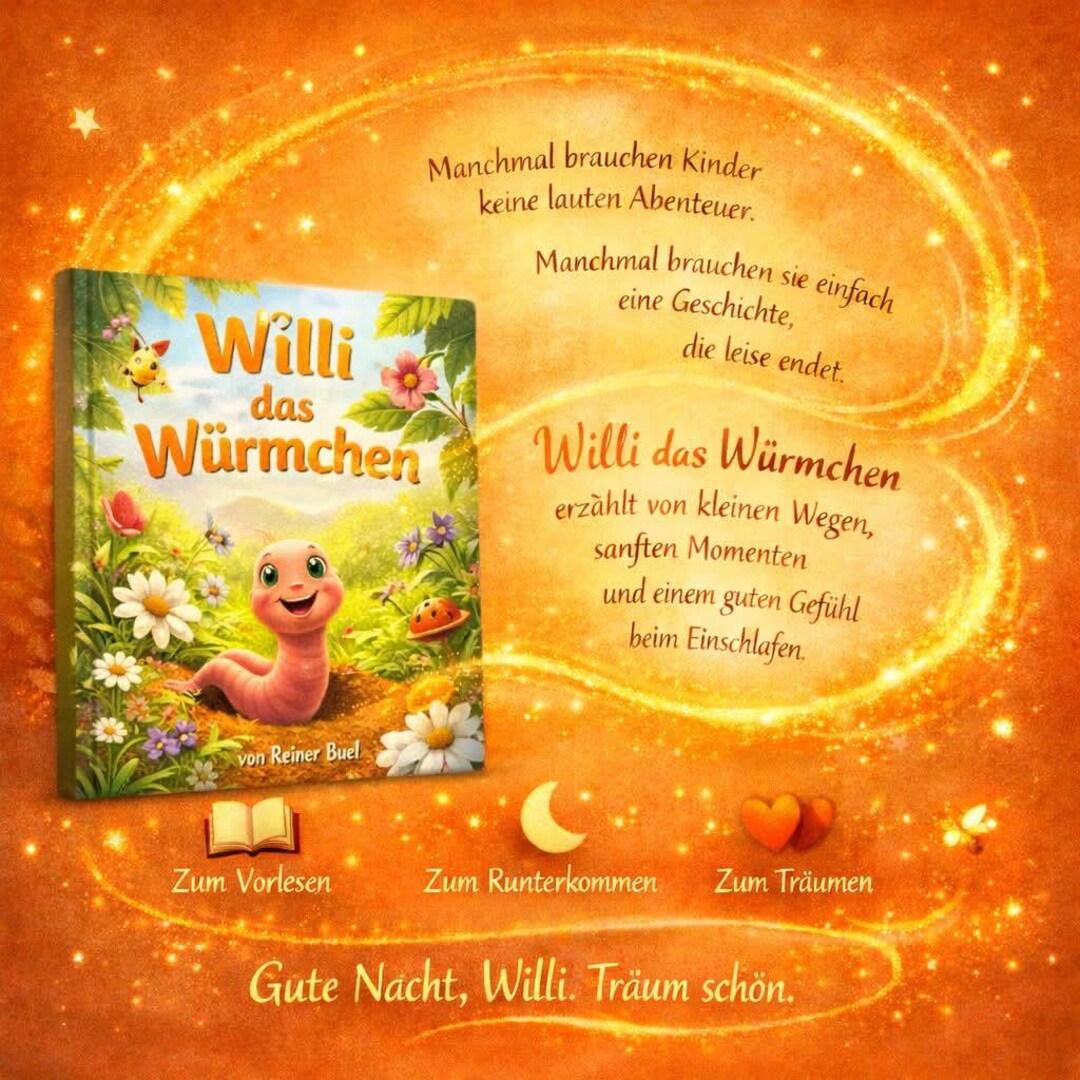 Willi the Little Worm, a Charming Children's Book About Courage ...