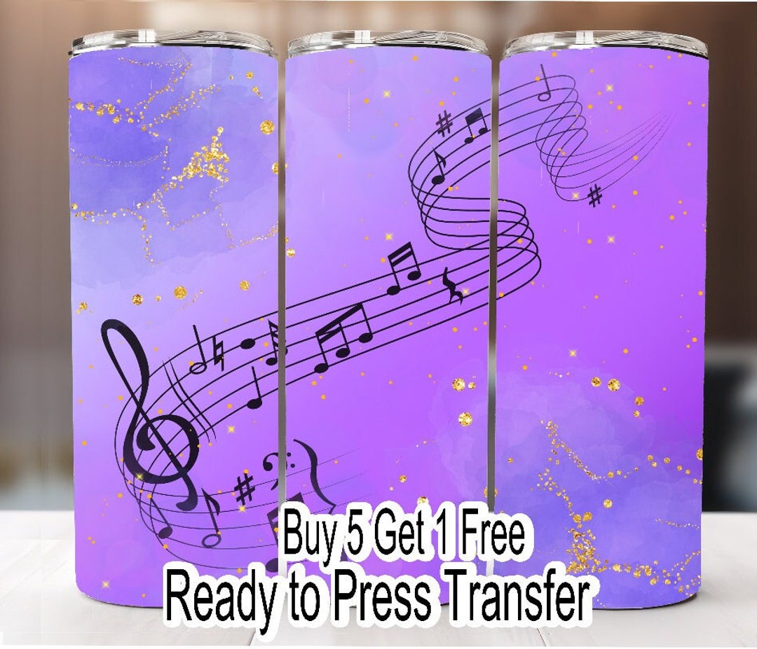 Buy 5 Get 1 Free NOT A DIGITAL Ready to Press Print Music Notes ...