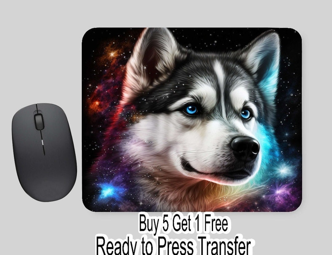 Buy 5 Get 1 Free NOT A DIGITAL Ready to Press Print Siberian Husky ...