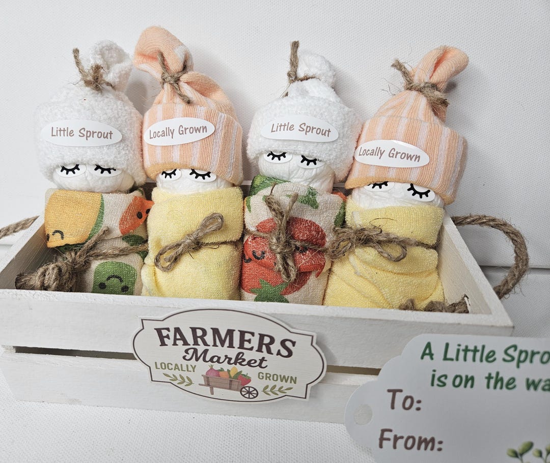 Baby Shower Custom A Little Sprout is on the Way! Farmers Market ...