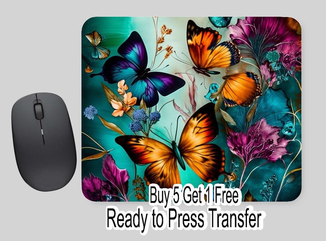 Buy 5 Get 1 Free NOT A DIGITAL Ready to Press Print Butterfly ...